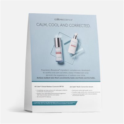 All Calm® Regimen Counter Card - English