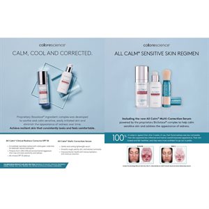 All Calm® Regimen Counter Card - English